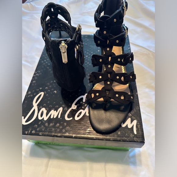 Sam Edelman | Shoes | Sam Edelman Black Womens Sandals | Poshmark